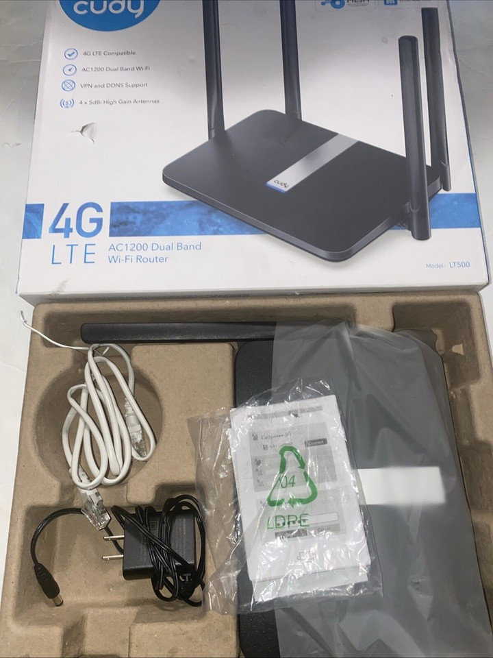 Cudy AC1200 Dual Band 4G LTE Modem WiFi Router 1200Mbps Mesh LT500D | eBay