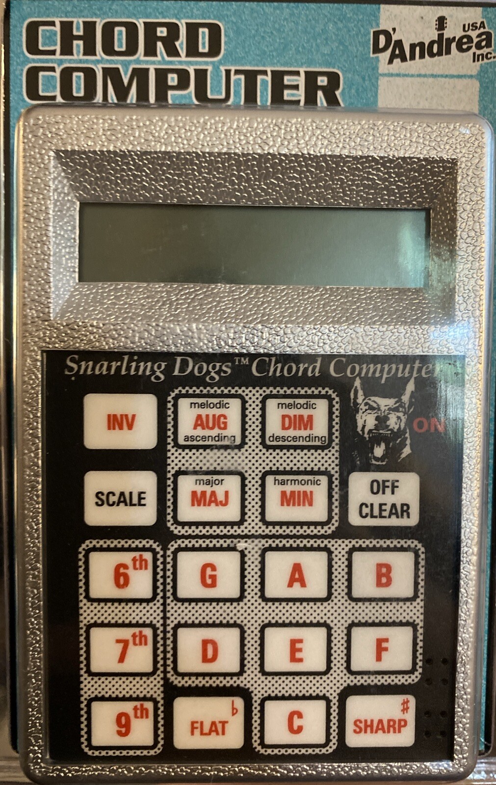 Snarling Dogs Keyboard Chord Computer CC-1 New In Package D’Andrea | eBay