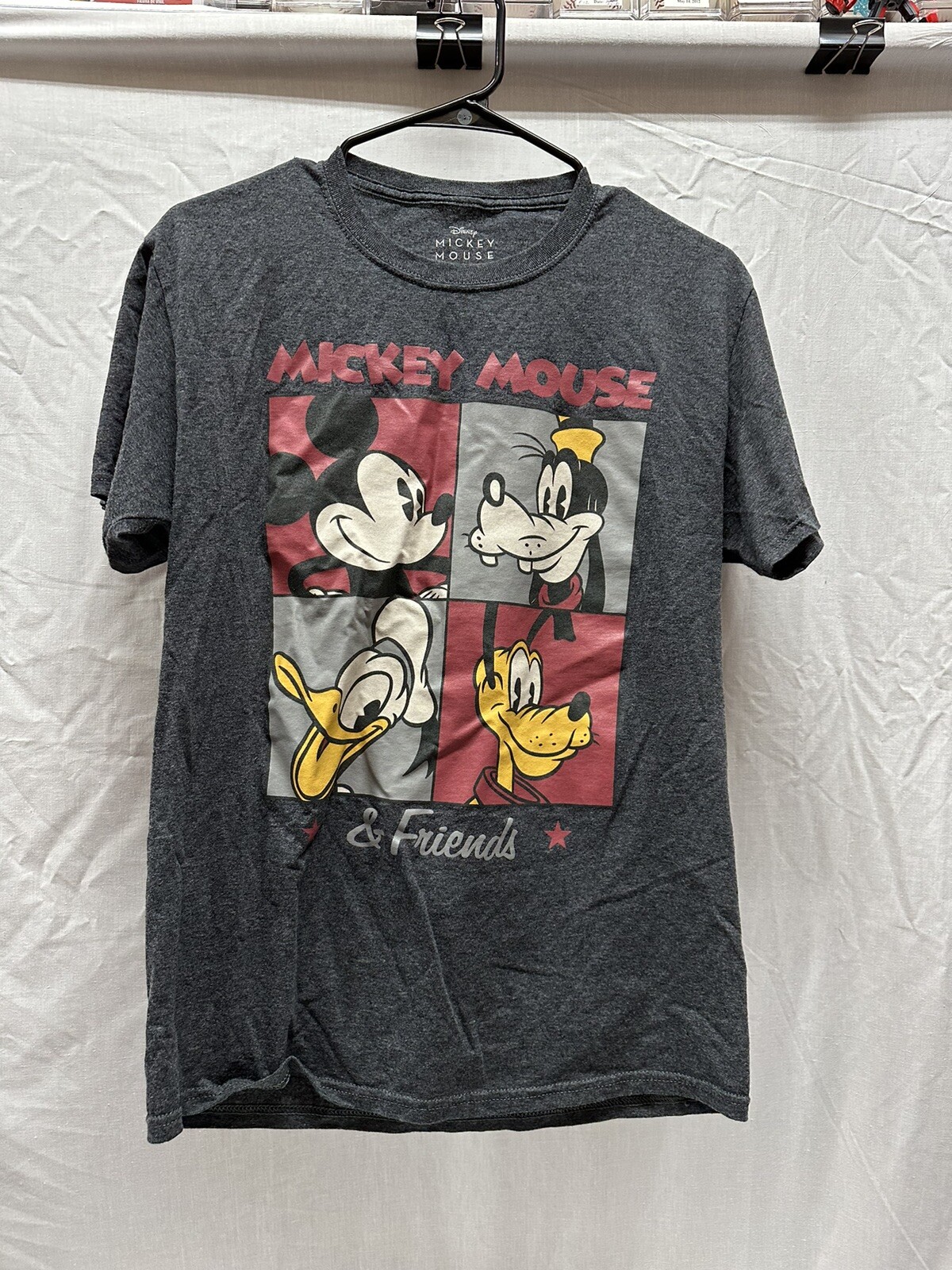 Disney Mickey Mouse “Mickey and Friends” Navy Shirt S… - Gem