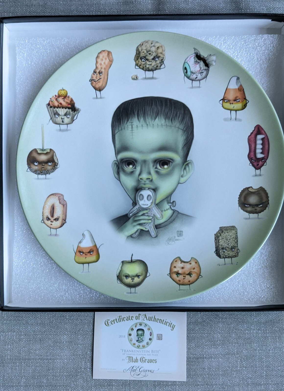 Mab Graves Just One bite “Frankenstein" plate | eBay