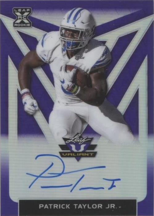 2020 Leaf Valiant - Patrick Taylor Jr. #BA-PTJ Purple /20 (AU, RC) for ...