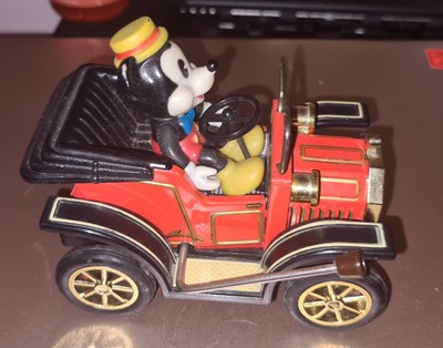 Masudaya Corporation Disney Mickey Mouse Driving Red Old Timers Toy Car ...