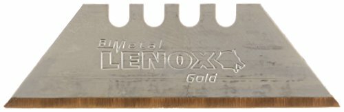 LENOX GOLD Utility Knife Blades, Titanium-Coated, 100-Pack 82472203523 ...