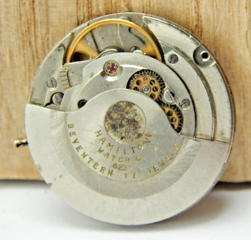 Vintage Hamilton 623 17 jewel automatic men's watch movement with good ...