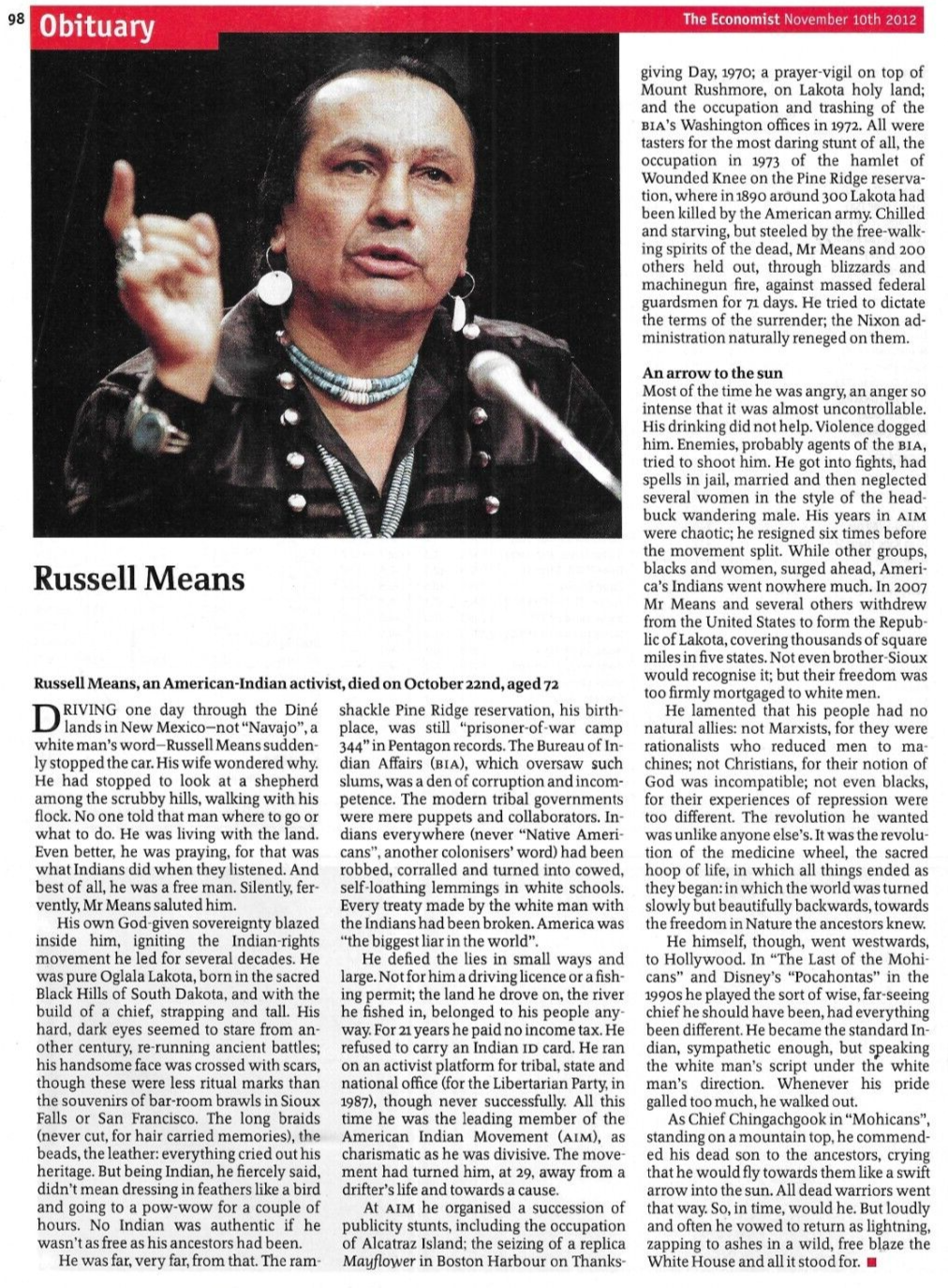 Economist Magazine Barack Obama Asia Google vs. Newspapers Making Work ...