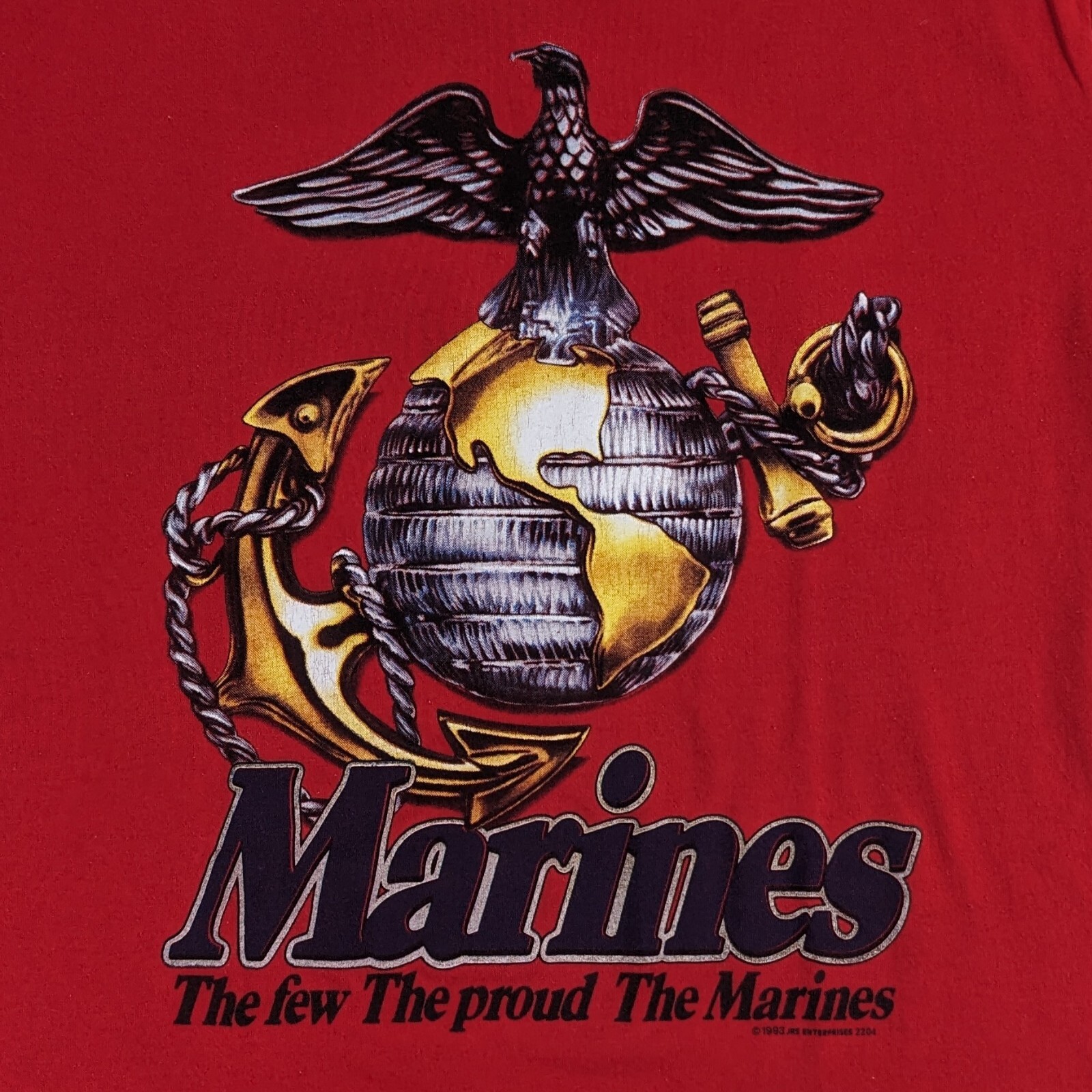 Vtg 1993 USMC Marines T-Shirt Men's Large Single Stit… - Gem