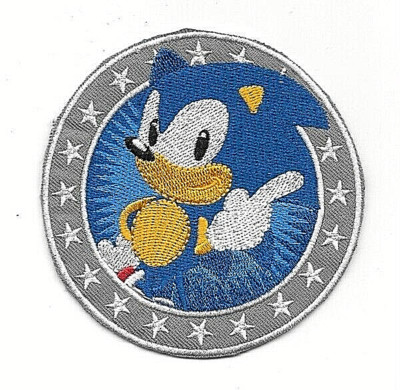 Sonic the Hedgehog Game Logo Embroidered Patch -new | eBay