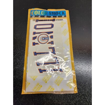 University of Illinois Color Shock Decals - 7" X 3" -Open Package but ...