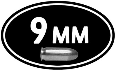 9 MM Ammo Can Labels Decals Stickers 2 PACK 5x3inch OVAL 9mm Caliber ...