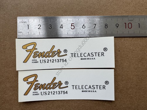 2Pcs Waterslide Neck Headstock Decals Stickers For Fender TELECASTER ...