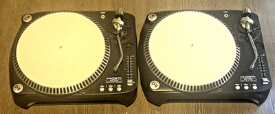 2 X KAM DDX 1200 DIRECT DRIVE DJ TURNTABLES (PAIR) - 12" VINYL RECORD ...