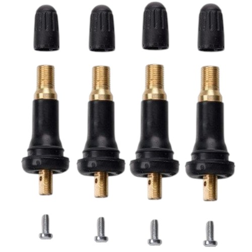 4 TPMS VALVE STEMS Fits: GM Acura Audi BMW Fiat Ford Freightliner Honda ...