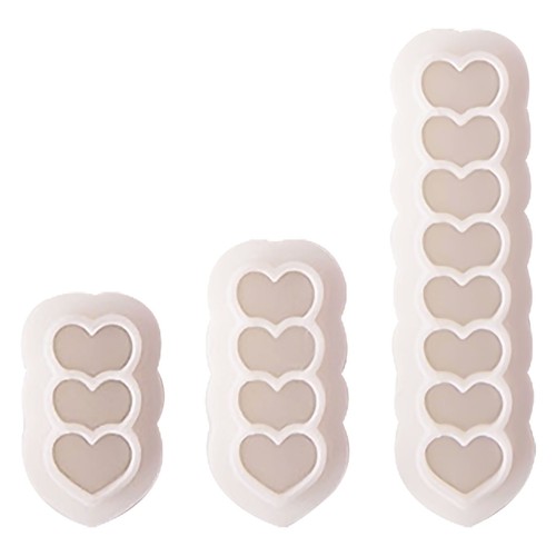 3Pcs Heart Clay Earring Cutter Heart Clay Cutter Tool for Clay Earrings ...