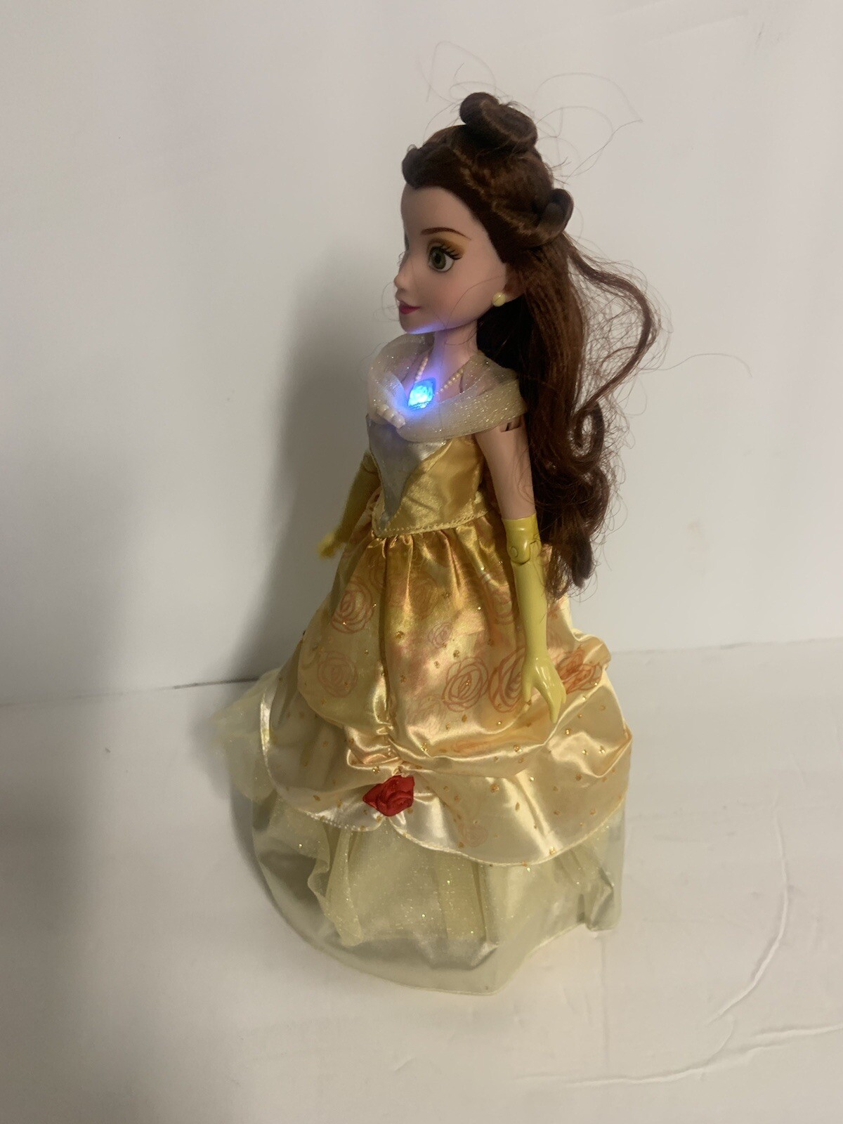 DISNEY Dance Code Disney Princess Belle Doll with 100 phrases 7 songs ...