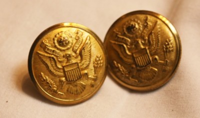 WWII US Army Brass Overcoat Buttons Rex Product | eBay
