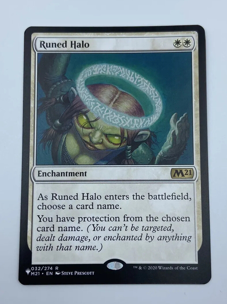 MTG - Runed Halo - The List - Core Set 2021 - M21 032/274 - Rare | eBay