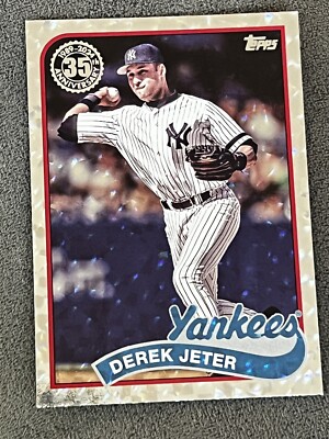DEREK JETER - 2024 Topps Series 2 1989 35th Silver Foil Board - New ...