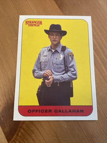 2018 Topps Stranger Things Season 1 Character Sticker #16 Officer ...