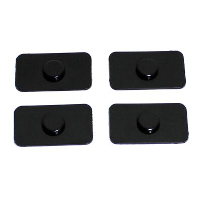 4x PDC Dummy Satz schwarz für 18mm PDC Bohrung Stoßstange für Original ...
