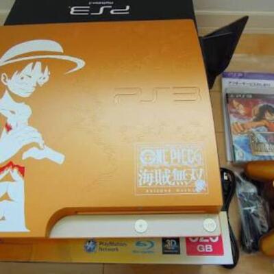 SONY Playstation3 PS3 One Piece GOLD EDITION 320GB Console with Game ...