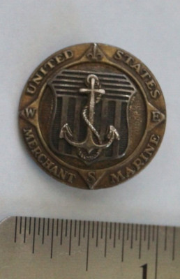 Extremely Rare Vintage United States Merchant Marine Pin World War II ...