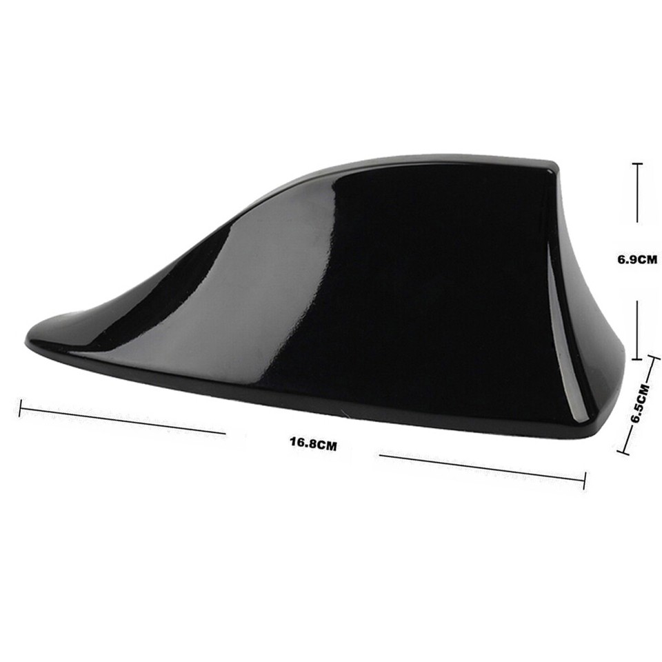 A53C Auto Haifischflossen-Antenne, Dachantenne AM/FM mit Verstärker ...