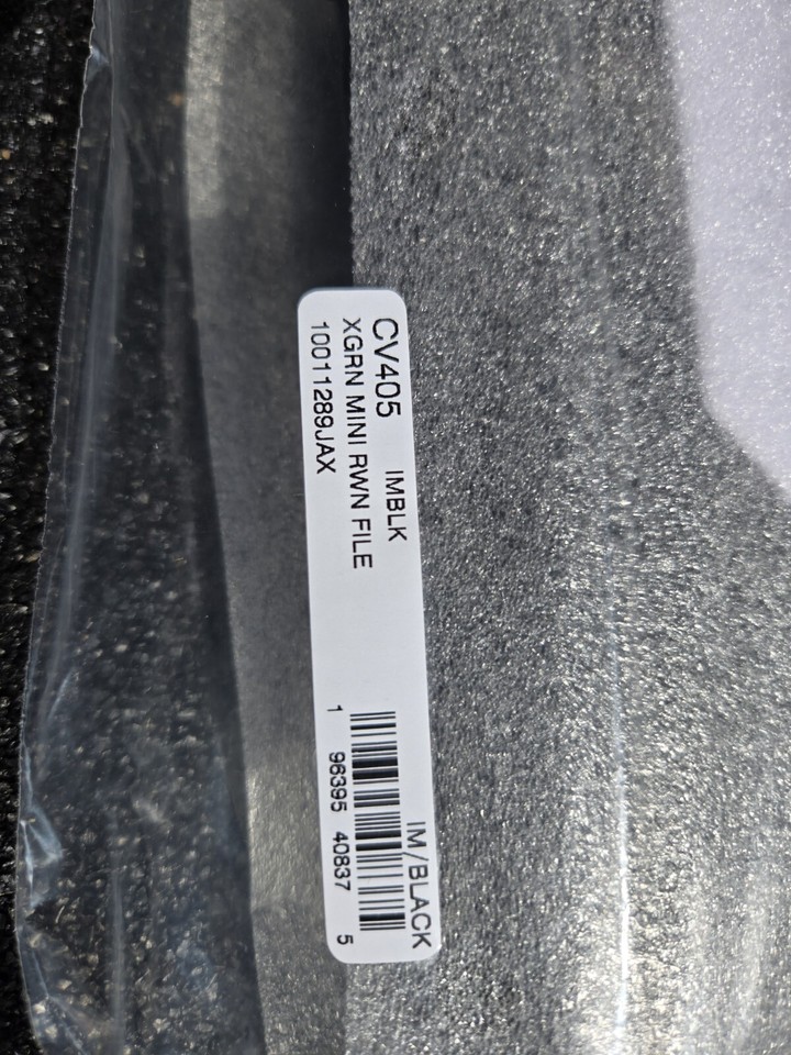 NWT COACH CV405 Mini Rowan File Bag in Crossgrain Leather IM Black Gold ...