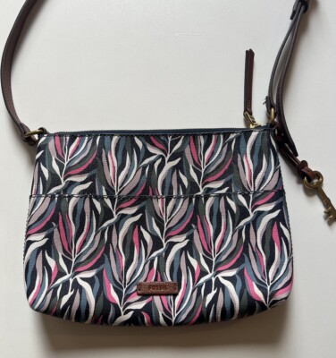 Fossil Multi Colored Botanical Floral All Over Pattern PVC/Leather ...