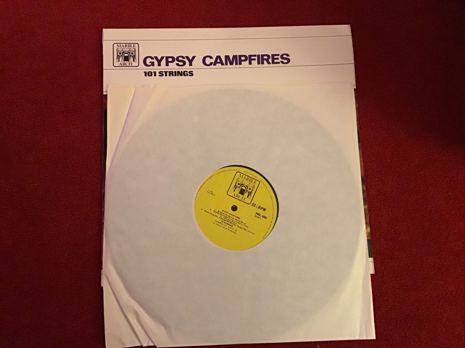 101 Strings ‎– Gypsy Campfires 12” Vinyl LP Record Album 1966 | eBay