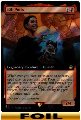 Bill Potts ** SURGE FOIL EXTENDED ART ** Doctor Who - NM MTG | eBay