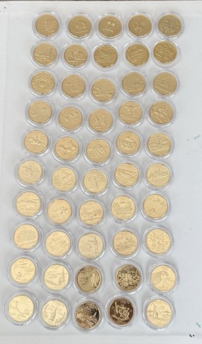 Lot of 50 - 24K Gold plated State Quarter Complete Set | eBay