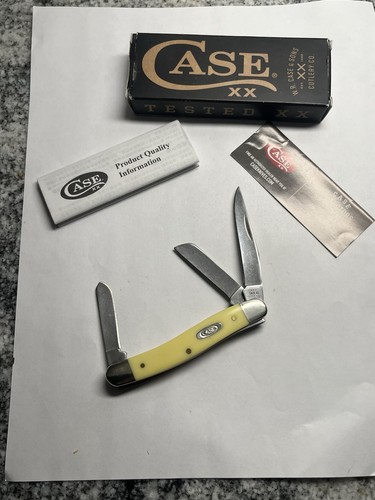 Case XX 3318 Yellow Synthetic Stockman Knife | eBay