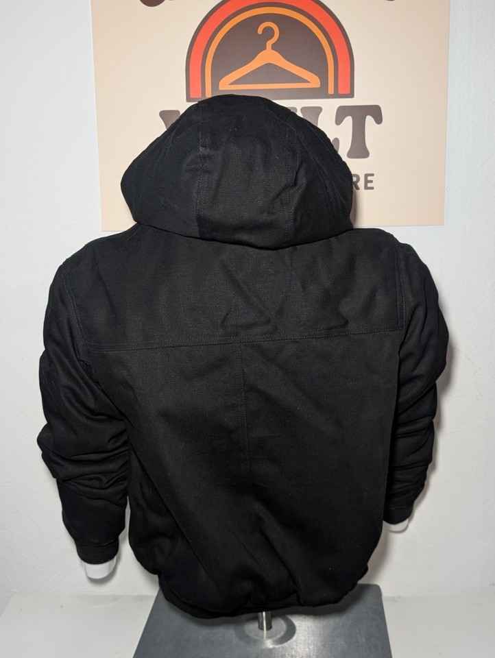 Carhartt EJ001 Quilt-Lined Sandstone Active Jacket - Black | eBay UK