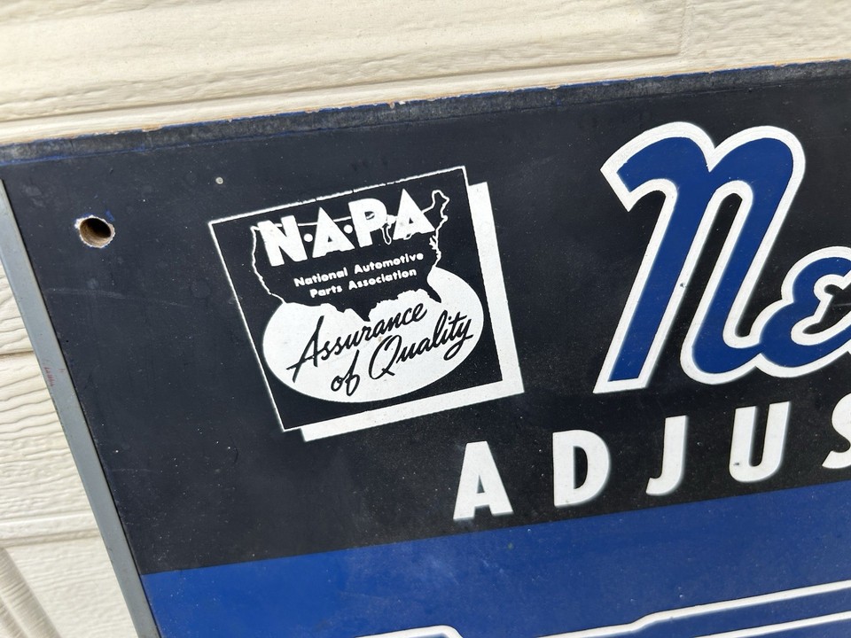 Vintage New Britain NAPA Adjustment Tools Advertising Display Board | eBay