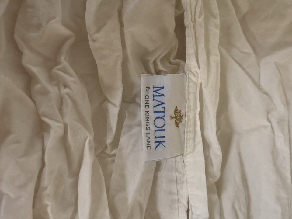 Matouk Percale Cotton Pillow Sham Standard Champagne Colored Design | eBay