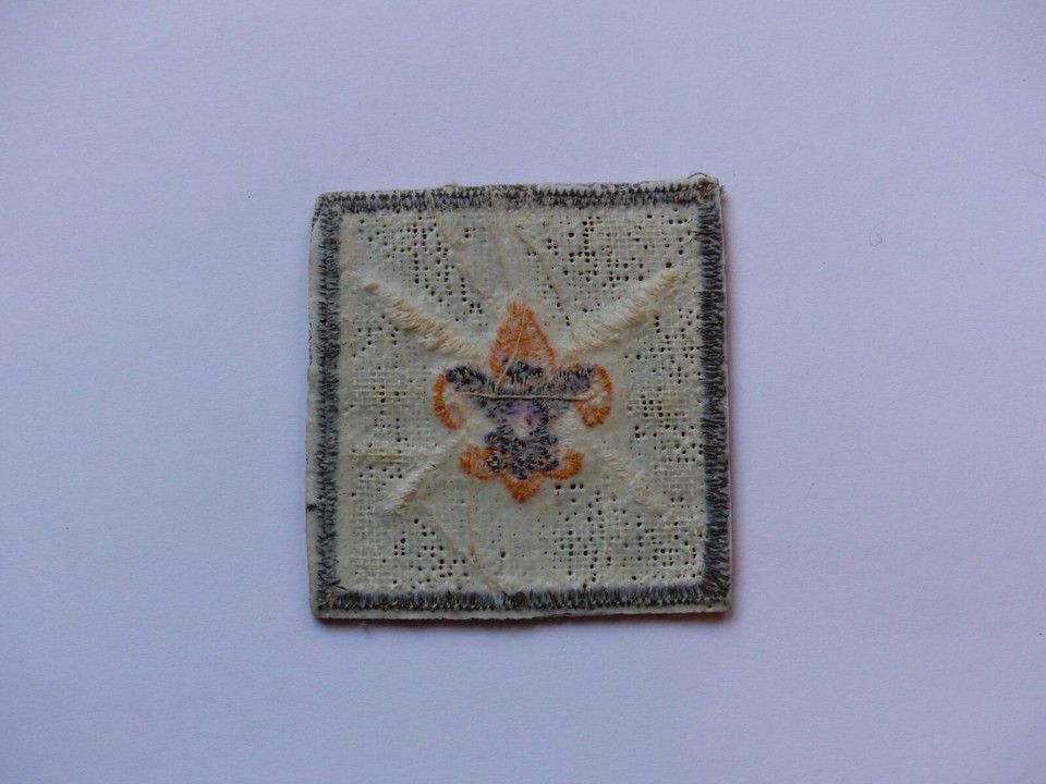 Used 1960's Scribe Boy Scout BSA Coarse Twill Khaki Green Glue Back ...