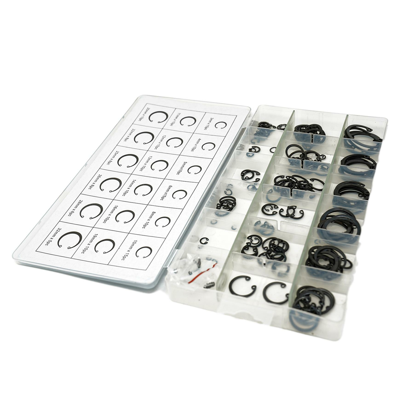 Circlip Set internal Circlips snap Ring assortment set 180Pc retaining ...