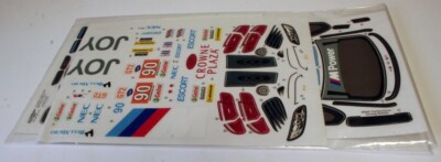 PD8353 Thunder Tiger Dekorbogen BMW M3 GT2 190mm inkl. Lackier-Masken ...