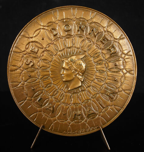 Medal profile of the God Hermes Coëffin Universalism Exchange the goods ...