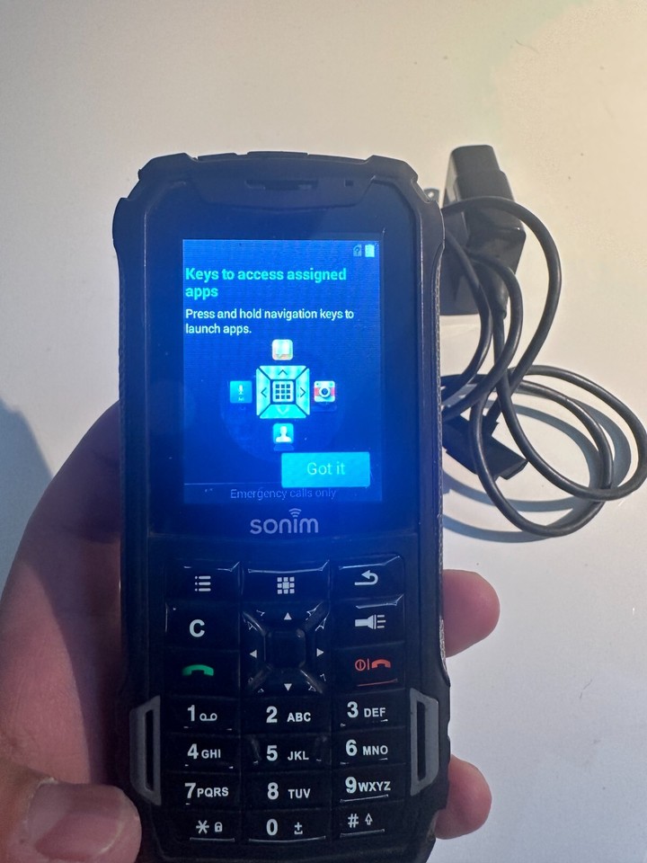 SONIM XP5 XP5800 RUGGED PHONE PTT WiFi 4G LTE BLACK BELL CANADA LOCKED ...