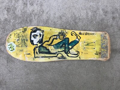 Original Vintage 1986 G&S Neil Blender Coffee Break Skateboard Deck ...