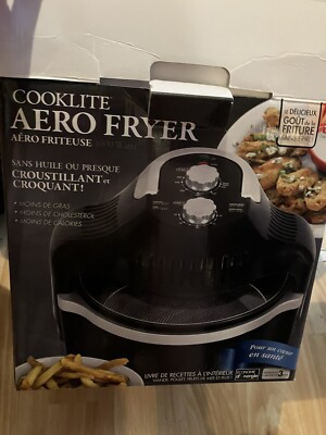 Cooklite Air Fryer With Extender Ring 9349 Intertek 1000 W. Appears New ...
