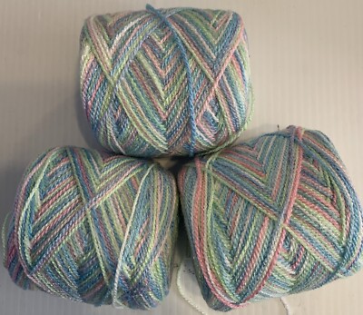 Brisa yarn sport. Color 901. Acrylic/Rayon 450 Yards,3.5oz. per ball. 3 ...