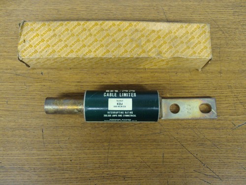 New In Box BUSS KDJ 350 MCM FUSE CABLE LIMITER 600 VOLTS 200,000 AMPS ...