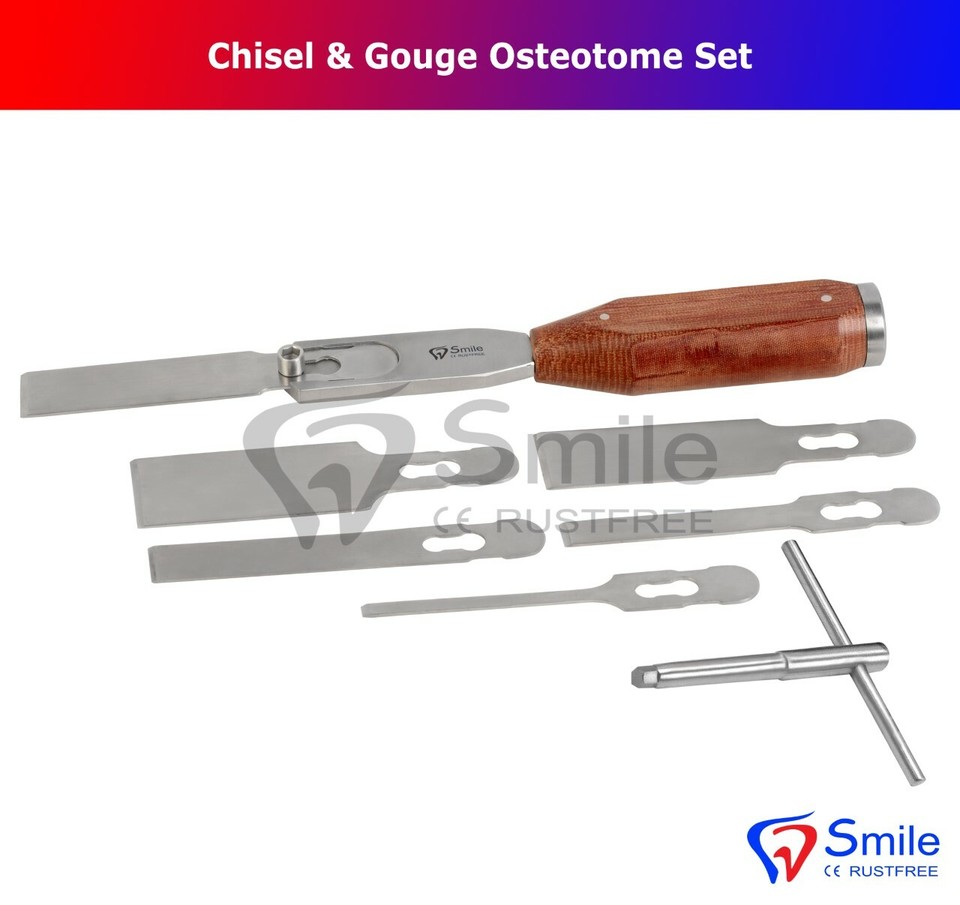 German Chisel & Gouge Osteotome Set Chisel Handle Orthopedic Surgical Instrument | eBay