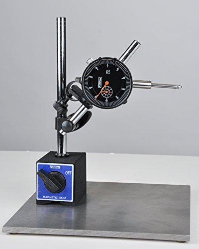 Fowler 52-520-199-0 Dial Indicator with Magnetic Base, 1" Travel, Black ...
