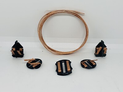 1m Scalextric/Slot Car Copper Braid 0.75 mm2 2.5mm wide x .5mm thick ...