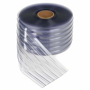 300mm x 3mm Clear PVC Roll Ribbed PVC Strips for Plastic Strip Curtain ...