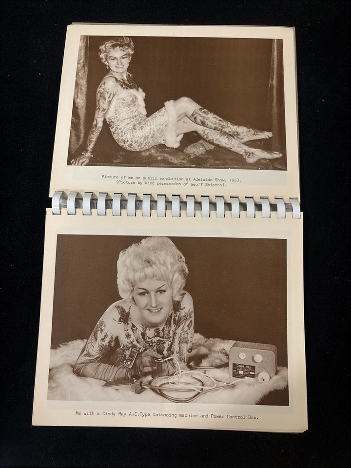 Vintage Original First Edition Cindy Ray Tattoo Book Tattoo Flash | eBay