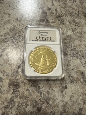 24k Gold Plated Coin “Greetings From OMAN” Commemorative Coin | eBay